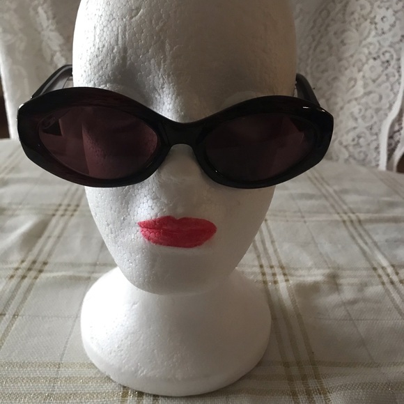 Rochas | Accessories | Vintage Rochas Paris Oval Brown Sunglassed ...